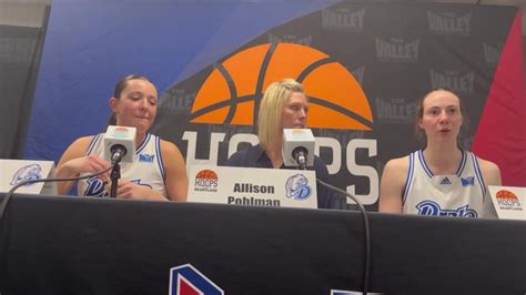 Hear From Grace Berg Allison Pohlman And Anna Miller After Drakes Win Over Indiana State
