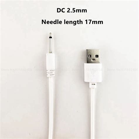 Dc 2 5mm Cable For Vibrator Usb Rechargeable Power Supply Charger Adult