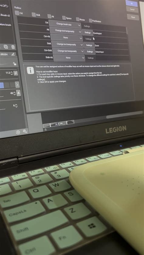 Modifier Key Settings Help Rclipstudio