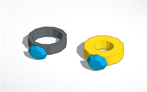 3d Design Rings Tinkercad