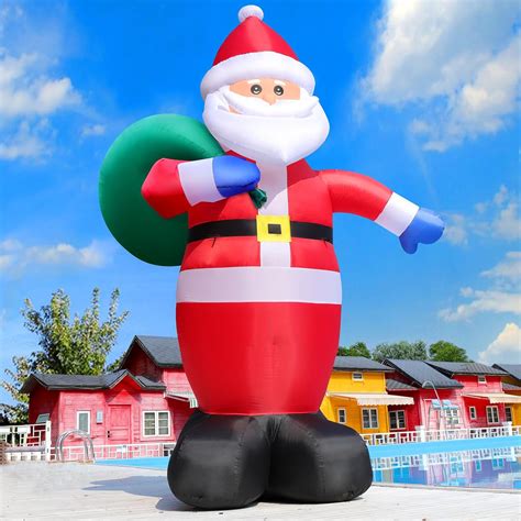 12 Feet Giant Christmas Inflatable Santa Claus Blow Up