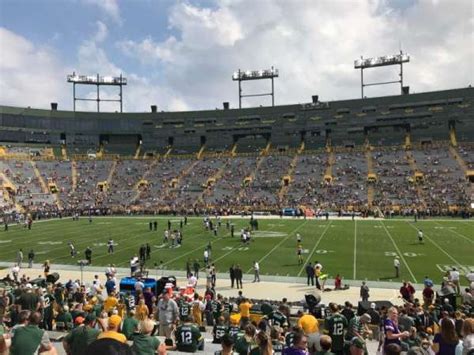 Packer Stadium Seat Chart