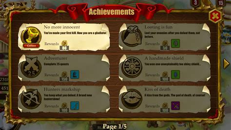 Sex Gladiators Sg Achievements And Rewards Erogames Wiki