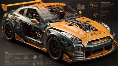 Premium Ai Image Exploded View Diagram