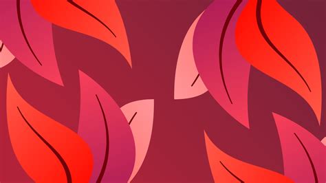 Red Leaves Effect Illustration Isolated Vector Background 17756349