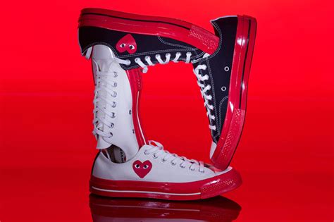 Converse And Comme Des Garcons Collab For Red Hot Chuck 70s Maxim