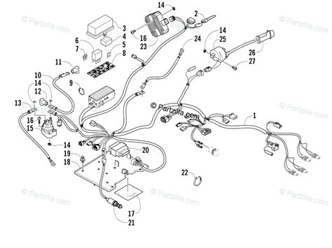 Arctic Cat Atv 2007 Oem Parts Diagram For Wiring Harness Assembly