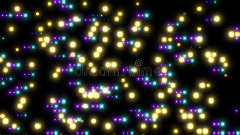 Rainbow Dots Pattern In Rows On Digital Screen Stock Video Video Of