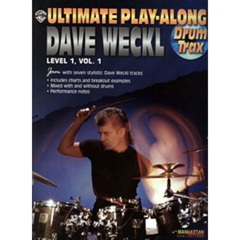 Ultimate Play Along Drum Trax Dave Weckl Level 1 Vol 1 Bestpricegr