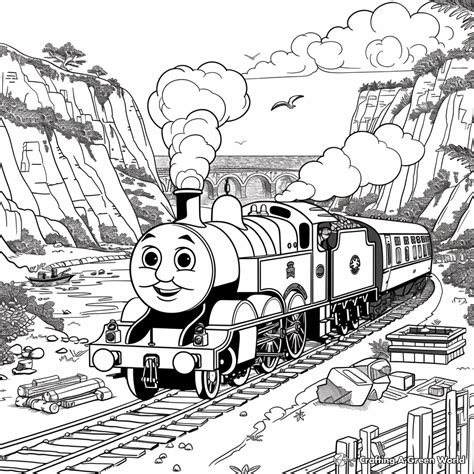 Percy The Train Coloring Pages Free And Printable