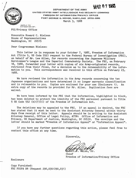 Military Letter Format