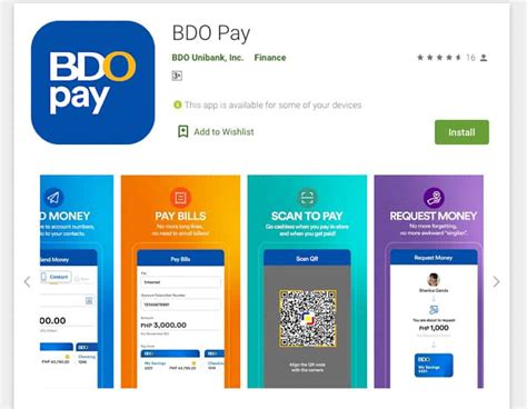 Bdo Pay Mobile Wallet App Now Available Noypigeeks