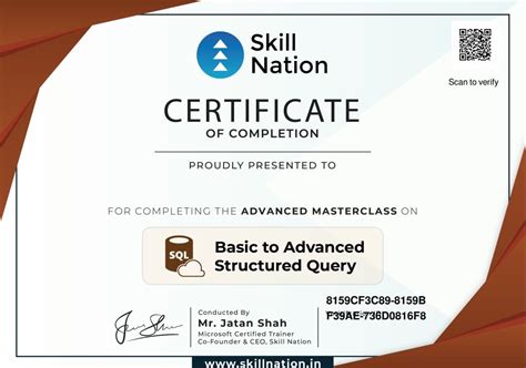 Vipin Pawar On Linkedin Sqlcertification Dataskills