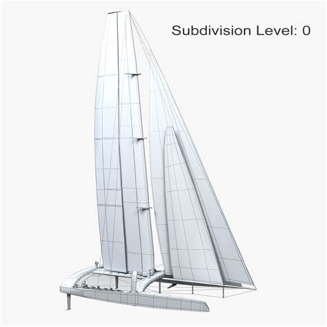 Catamaran Class Ac 72 3d Model 55 Max Fbx Unknown Free3d