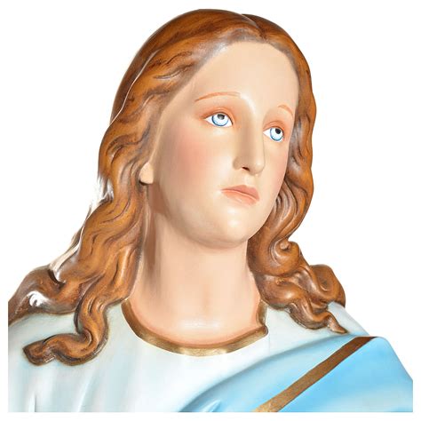 Our Lady Of Assumption Statue 180 Cm In Fiberglass Online Sales On