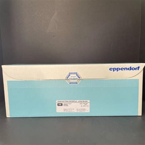 Eppendorf Microplate 96 Well 2000 Ul Deepwell 2 Cases — Life Sciences