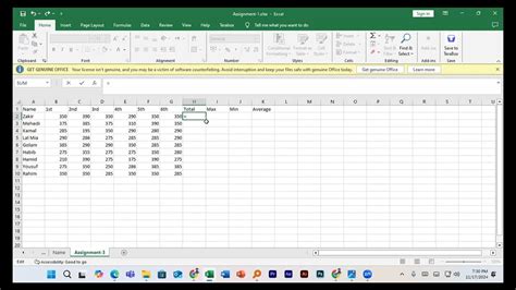 Excel Class 2 Youtube