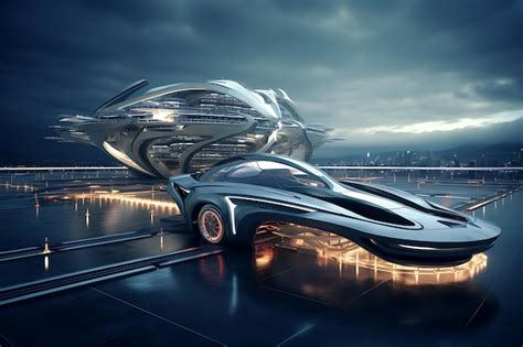 Tecnología Futurista Diseño Futurista Foto Premium