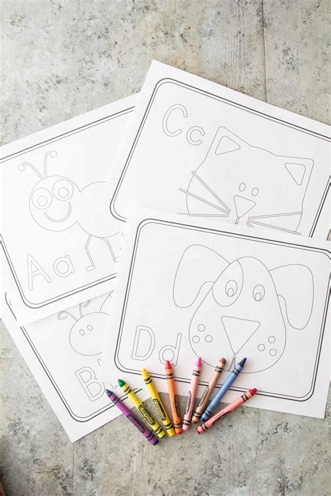 Crayola Alphabet Coloring Pages [2025]