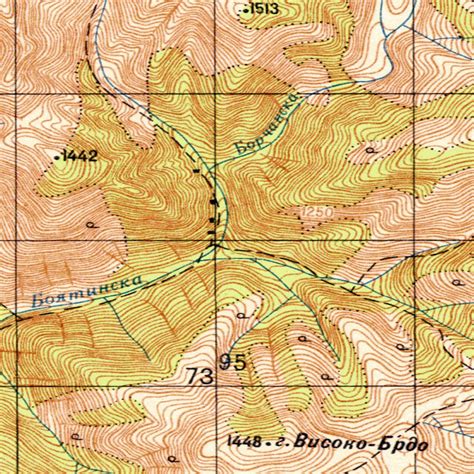 Yugoslavia 50k 11 34 030 4 Map By Land Info Worldwide Mapping Llc