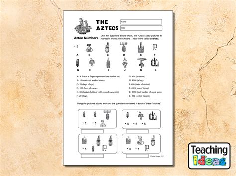 Aztec Codices Teaching Ideas