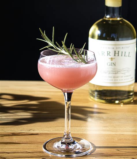 Spiced Cranberry Gin Gimlet Barr Hill