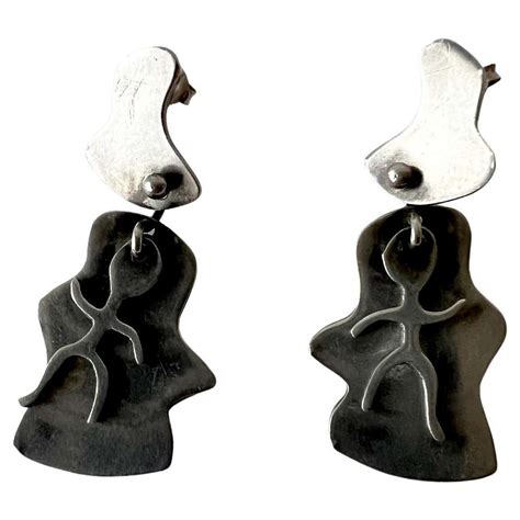 Jules Brenner Sterling Silver American Modernist Bracelet At 1stdibs Jule Brenner