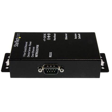1 Port Rs232 Serial Ethernet Device Server Poe Power