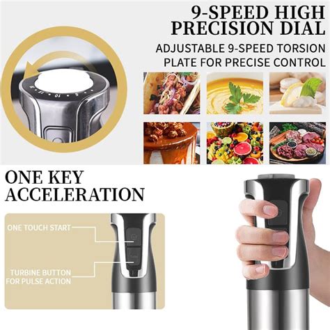 Royalty Line Rl Estm800 800w Immersion Blender User Manual