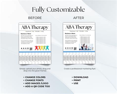 Customizable Aba Therapy Flyer Templates For Professionals Aba Therapy