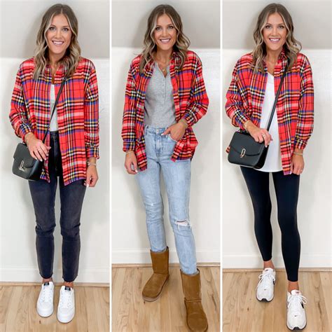 Flannel Big Shirt Curated On Ltk Flannel Fashion Red Flannel Outfit