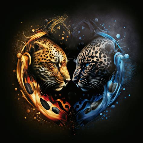 Jaguars In Love High Resolution Digital Download Etsy Tiger Artwork Big Cats Art Tiger Art
