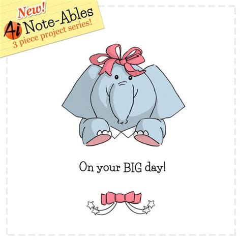 Art Impressions Cling Rubber Stamps Note Ables Elle
