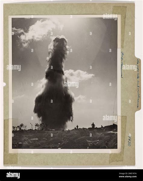 This Photograph Captures A Japanese Shell Exploding On Okinawa As Us