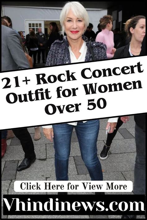 21 Tenues De Concert Rock Pour Femmes De Plus De 50 Ans Rock