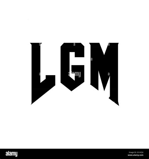 Lgm Letter Logo Design For Technology Company Lgm Logo Design Black