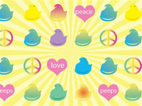 Peace Love Peeps And Ducks