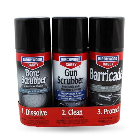 Birchwood Casey Bc 33309 1 2 3 Aerosol Value Pack 3 Aerosol Cans