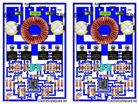 Diy Class D Amplifier Class D Amplifier Audio Amplifier Amplifier