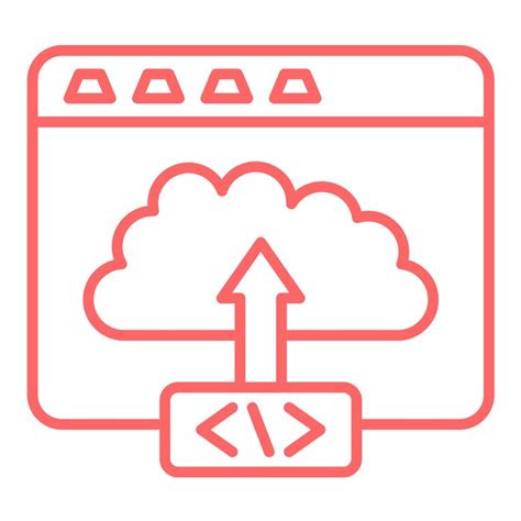 Premium Vector Vector Design Code Deployment Icon Style