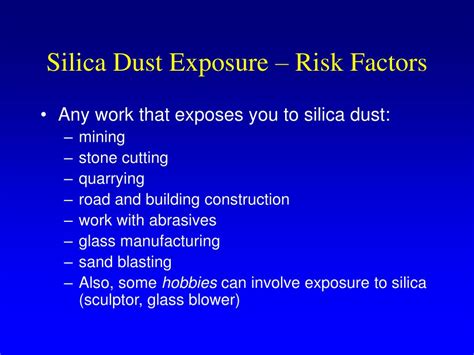 Ppt Silicosis Medical Aspects Powerpoint Presentation Free Download