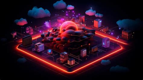 Premium Ai Image Computer Cloud Computing Concept Internet Technology