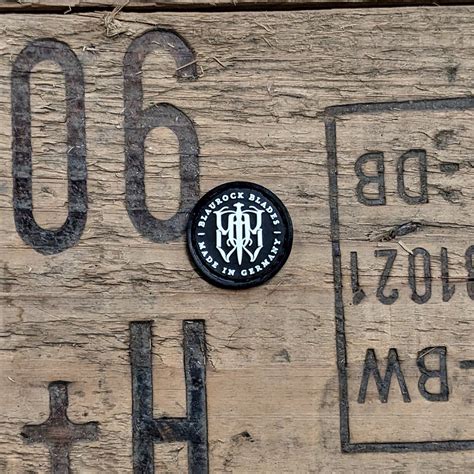 1 Pvc Patch Logo Black Blaurock Blades