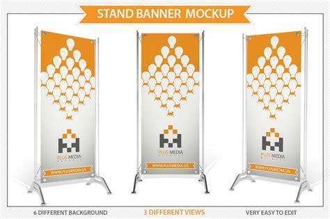 Stand Banner Mockup Masterbundles