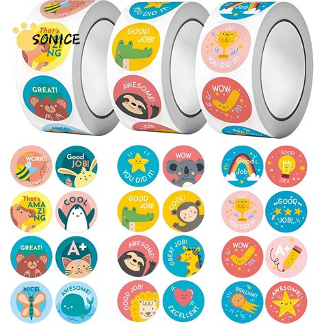 500pcs1500pcs Teacher Stickers Classroom Stickers Motivational