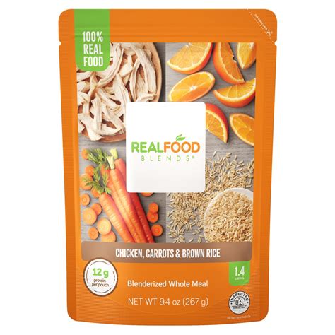 Real Food Blends® Select™ Tube Feeding Formula Chicken Zucchini Po