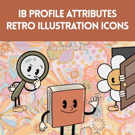 Ib Learner Profile Icons Retro Style Png Clip Art Pyp And Myp Tpt