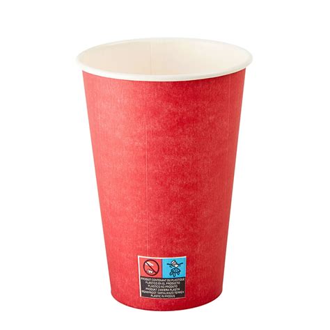 Paper Cup Recyclable Disposable Red 600ml 20oz 320 Unitsbox