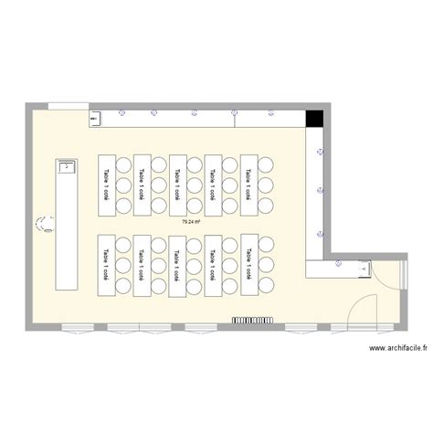 Salle De Classe Plan Dessiné Par Fab15200
