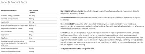 Metagenics Thyrosol 90 Tablets Sina Natural Health Store